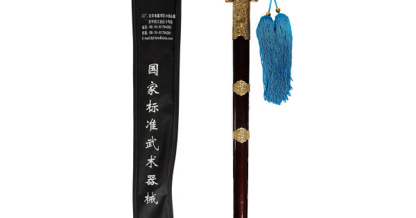Παραδοσιακό Wushu Σπαθί Long Quan Competition Ίσιο
